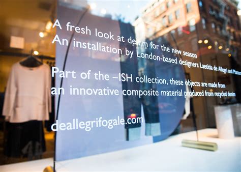 De Allegri And Fogale Create COS Window Installation With Recycled Fabric Objects
