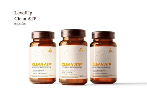 Levelup Clean Atp Capsules 100 Adenosine Triphosphate Increase Energy Endurance