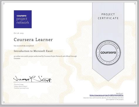 Sonti Sindhu On Linkedin Coursera Microsoftexcel Dataanalysis
