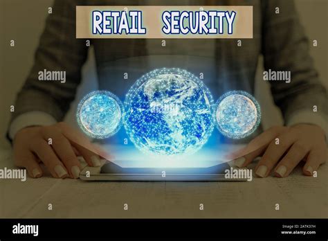 Conceptual Hand Writing Showing Retail Security Concept Meaning Process Which Goods Sold To The