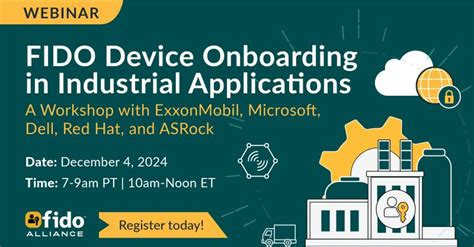🚀 Happening Soon Fido Device Onboarding Fdo Industrial Application Workshop With Exxonmobil