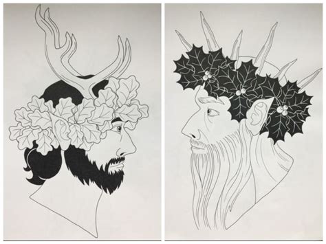 The Holly King And The Oak King Wicca Academy