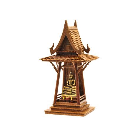 Hq Thai Mini Teak Wood Tables Worship Thai Amulet Feng Shui Ancient