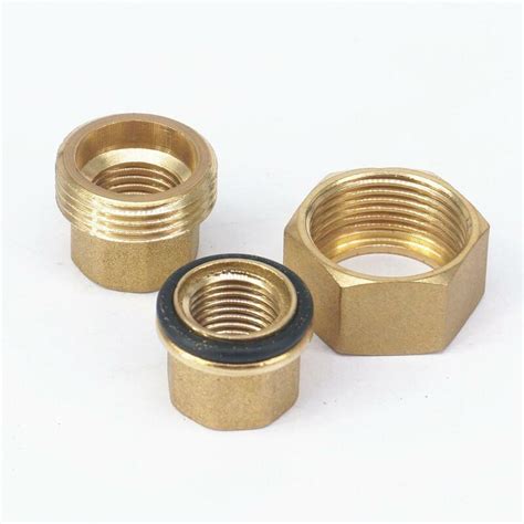 황동 파이프 유니온 커넥터 커플 링 14 Bsp 암나사 배관 피팅 물 공기 연료 오일 배관