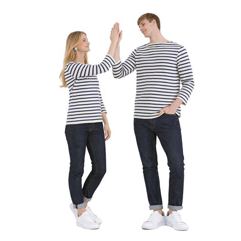 Heavy Weight Cotton Striped Breton Shirts Made In France Orcival