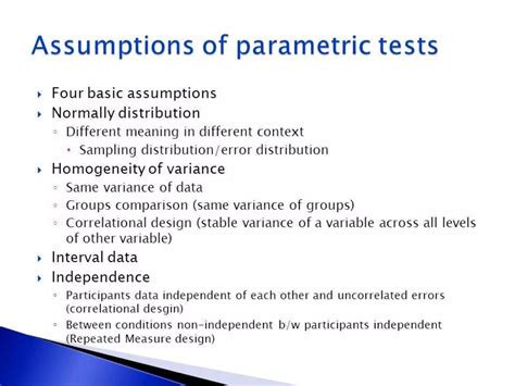 Parametric And Nonparametric Test Pptx