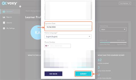 Como Alterar A Data De Expiração De Um Aluno Voxy Partner Support