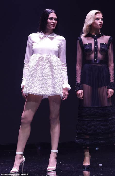 Amelia Gray Hamlin Puts On A Leggy Display As She Walks The Runway At