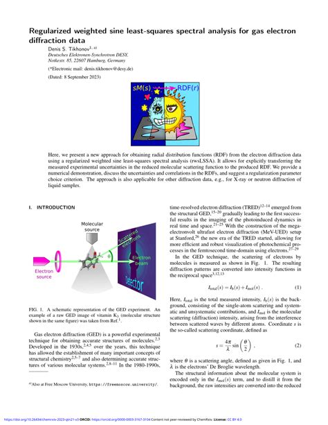 pdf regularized weighted sine least squares spectral analysis for gas