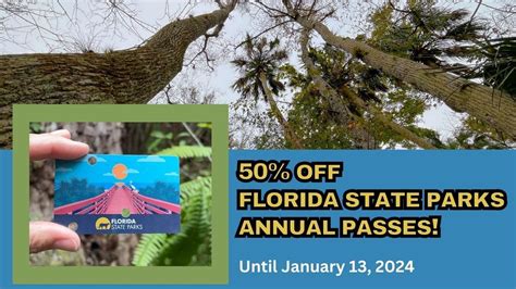 Get 50 Off A Florida State Parks Annual Pass Through The Great