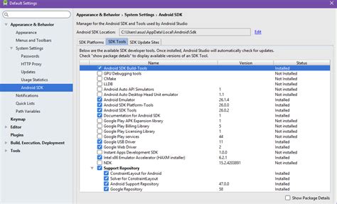 Android Not Able To Create Avd To Execute Appium Scripts Stack Overflow