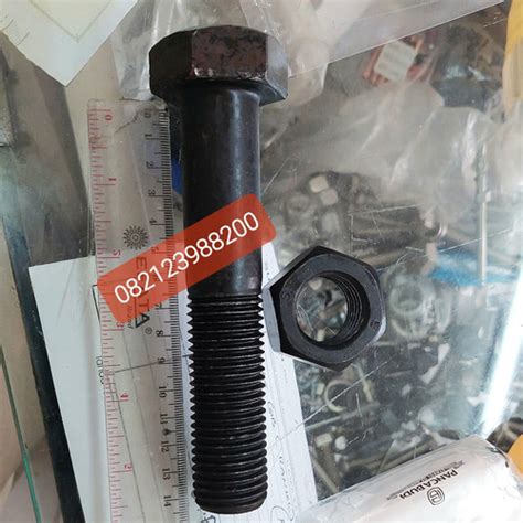 Jual Baut Mur Baja 3 4 X 6 Kunci 28 Baut M19 X 125 UNC Baja 8 8 HTB