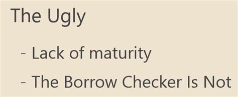 The Borrow Checker Is Not Rrustjerk