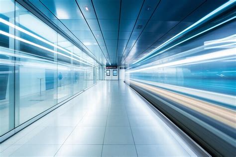 architecture in motion moving elements premium ai generated image