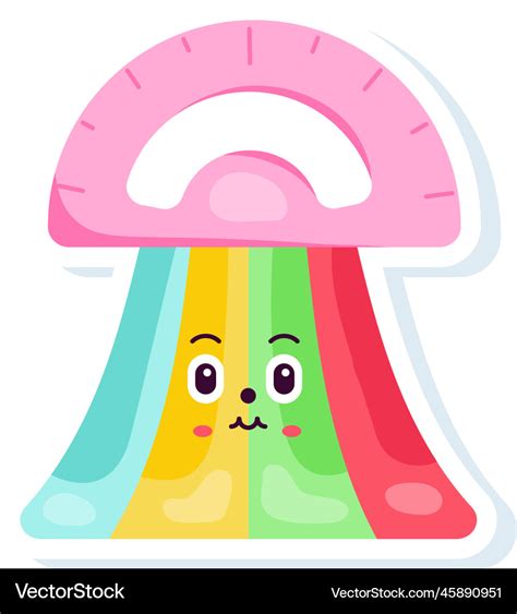 Protractor Royalty Free Vector Image Vectorstock