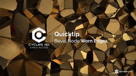 Cycles 4d Early Access Quicktip Bevel Node Worn Edges Youtube