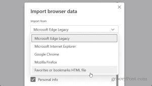 How To Export And Import Bookmarks On Microsoft Edge