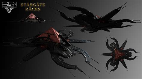 Goauld Shutak Class Mothership By Dolynick On Deviantart