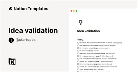 Idea Validation Template By Idea Os Validate Your Startup Idea Idea Validation Template By Idea Os Validate Your Startup Idea
