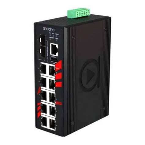 Antaira Port Industrial Gigabit Managed Ethernet Switch At