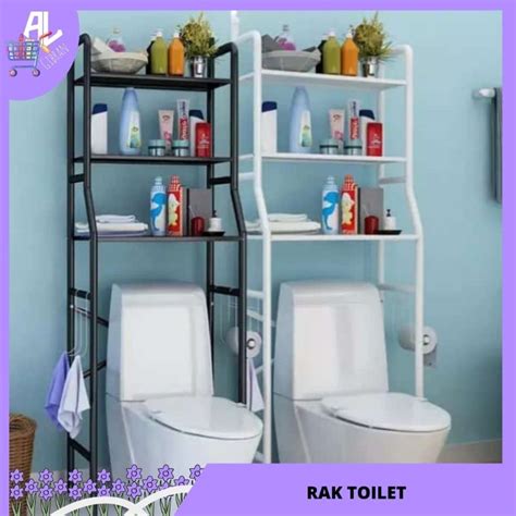 Jual Rak Toilet Rak Susun Organizer Rak Wc Rak Sabun Rak Kloset