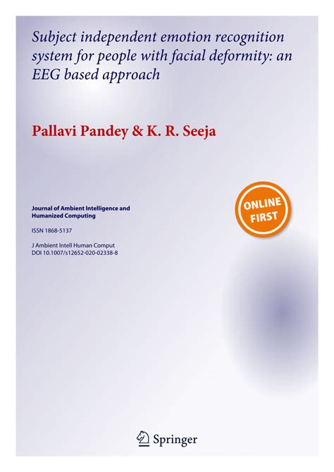 pdf subject independent emotion recognition system for people with