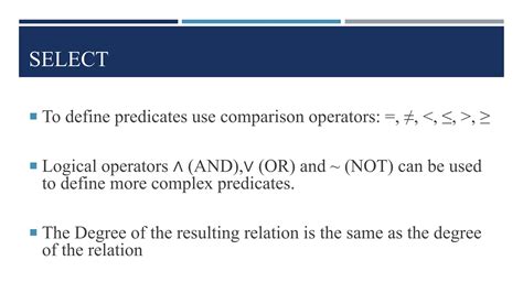 Relational Algebra And Its Operations Pptx Pptx