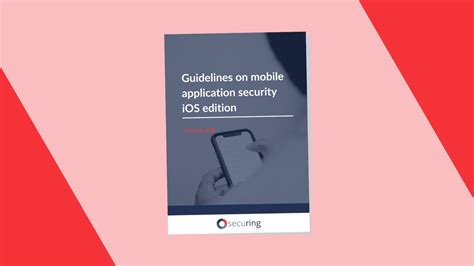 Guidelines On Mobile Application Security Ios Edition Securing
