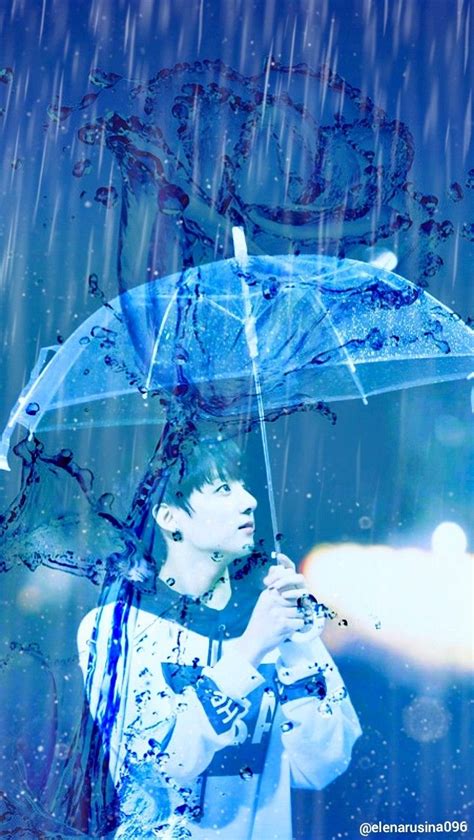 Чонгук с зонтиком под дождём 🥰🤗 Anime Character Zelda Characters