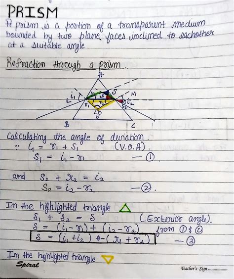 Solution Refraction Of Light Topics 2 Prism 3 Optical Devices