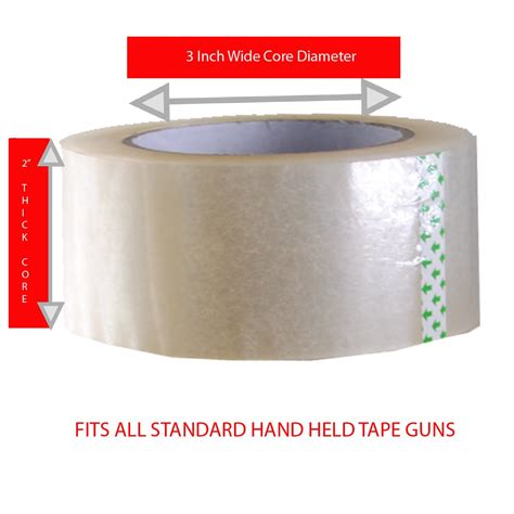 Generic 4 Rolls Clear Shipping Packing Tape 2 X 110 Yards 20 Mil