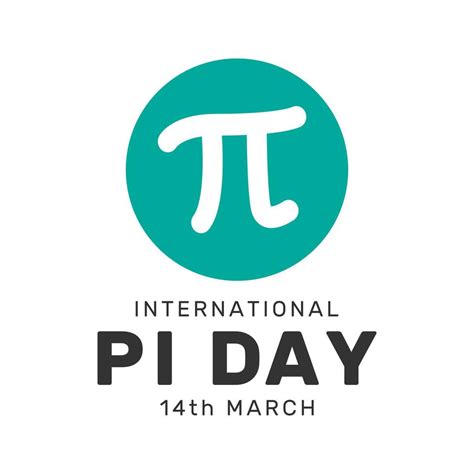 Vector Illustration Of Pi Day Pi Day Is Celebrated On 14th March Pi