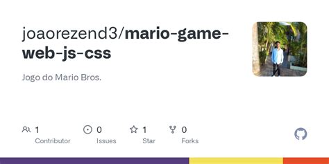 GitHub Joaorezend Mario Game Web Js Css Jogo Do Mario Bros
