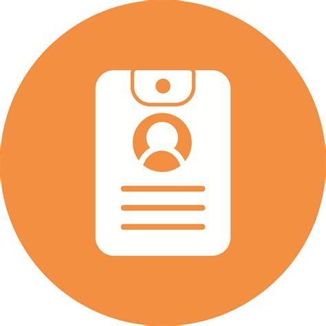 Security Pass Vector Icon 19822703 Vector Art At Vecteezy