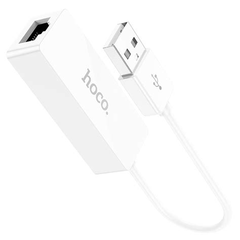 Адаптер-переходник для Модема/роутера Hoco UA22 USB To RJ45 100 Mbps ...