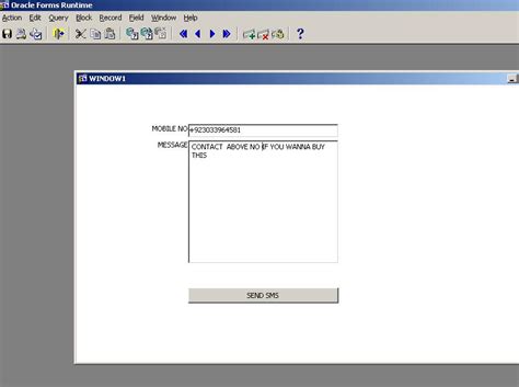 Hafizfozaiboracle Mobile Sms Form Oracle Forms And Database