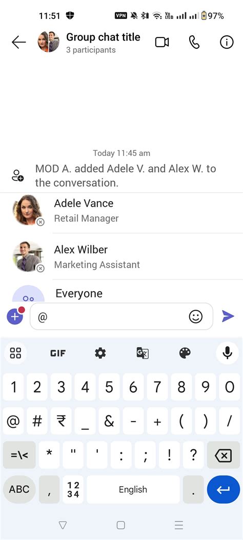 Microsoft Teams Cannot Mention Users In Group Chat Created Via Graph