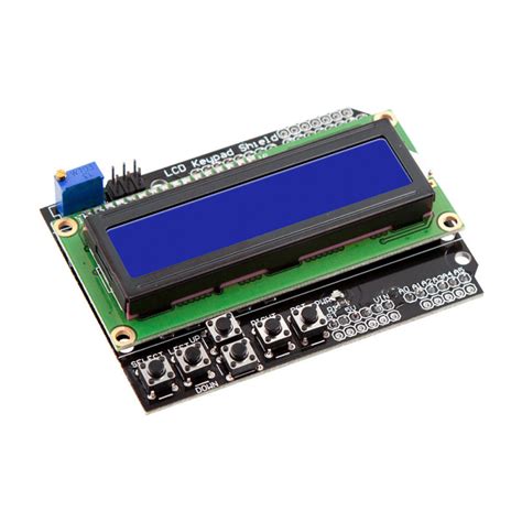 1602 2x16 lcd display keypad shield arduino arduino diy shields