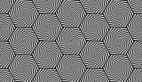 Abstract Seamless Geometric Hexagons Op Art Pattern Stock Illustration Illustration Of Twirl