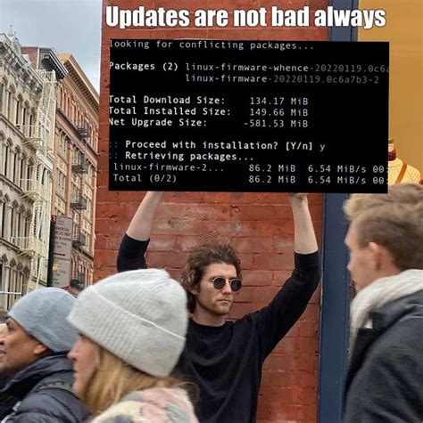 Guys Update Your Linux Firmware Package Read News From Arch Rlinuxmasterrace