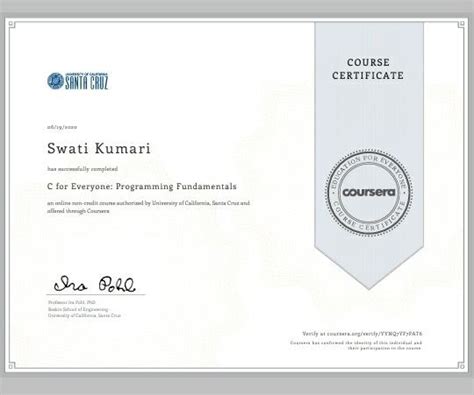 swati kumari on linkedin coursera c programming