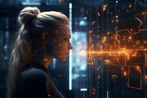 Premium Ai Image Visualize Women Thriving In The Field Of Data Scie