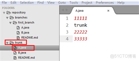 Svn 创建分支、切换分支 及 合并分支 操作51cto博客svn创建分支