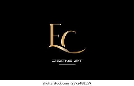 Ce Ec C E Abstract Letters Stock Vector Royalty Free 2392488559 Shutterstock