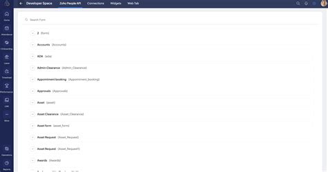 Developer Space Zoho People 50 Administrator Guide