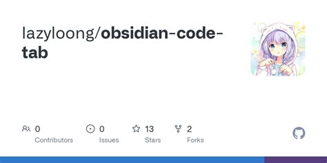 github lazyloong obsidian code tab