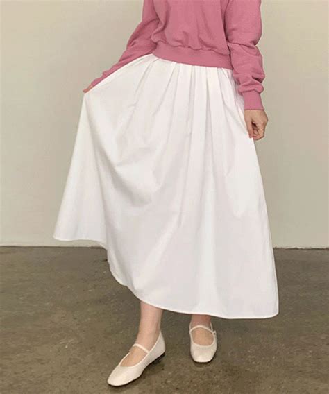 후기인증 뱃살커버 내가 찾던 그 핏 플리츠 A라인 뒷밴딩 롱스커트 3color 안감o하객하비코디하객룩하객룩스커트봄신상봄 에이블리