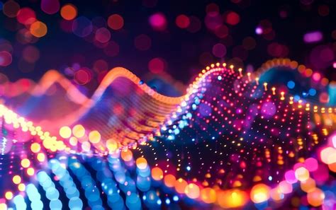 Premium Photo Abstract Data Visualization Background With Colorful Line And Point Graph Chart