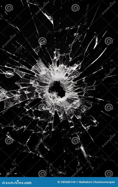 Pieces Of Destructed Shattered Glass Image Of Broken Glass With Sharp