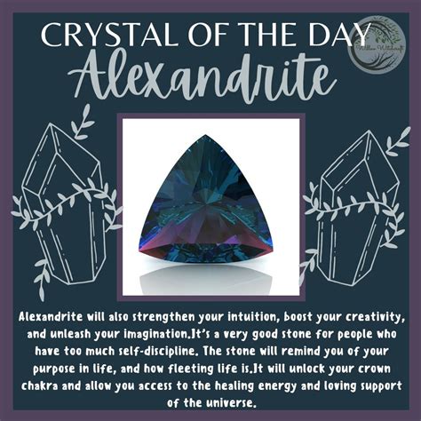 Alexandrite Crystal Meaning Crystal Healing Stones Crystals Healing